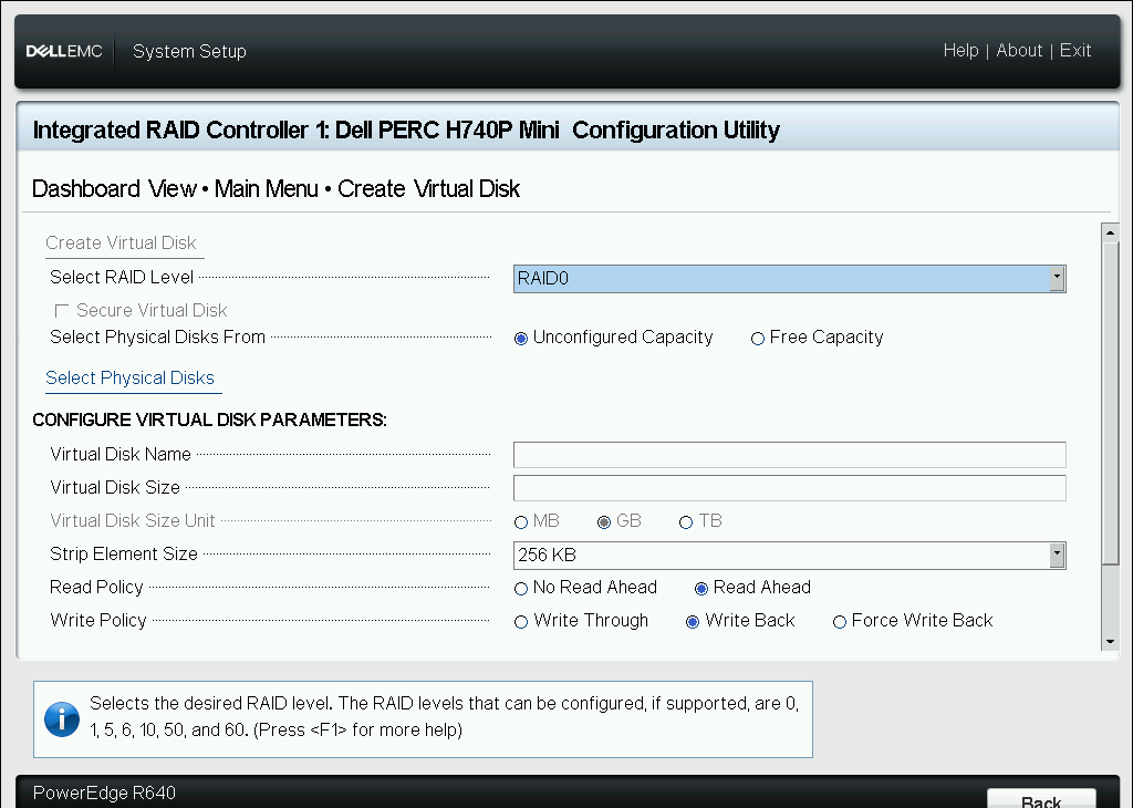 Dell PowerEdge: Configuring RAID